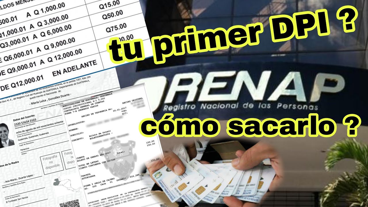Cómo sacar tu primer DPI/ explicación de cómo es el proceso de cada ...