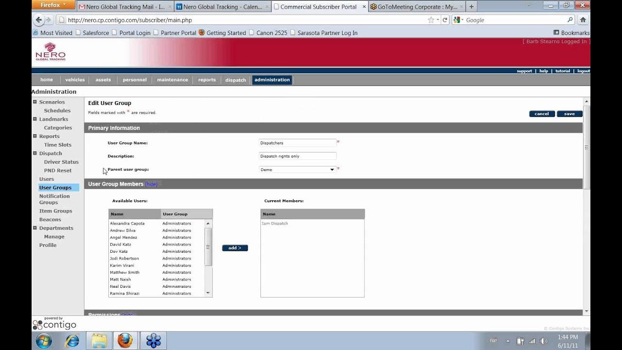 GPS Fleet Tracker Users and User Groups with Nero Global Tracking - YouTube