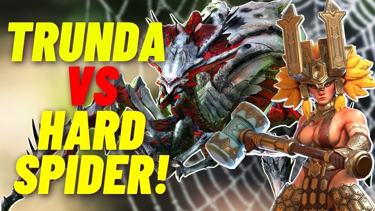 Trunda Still GREAT In HARD Spiders Den! • RAID Shadow Legends - YouTube