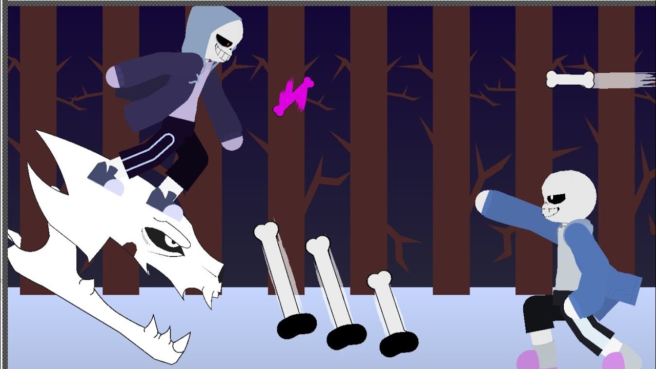 dust sans vs sans vídeo completo#sticknodes #undertale canal que me ...