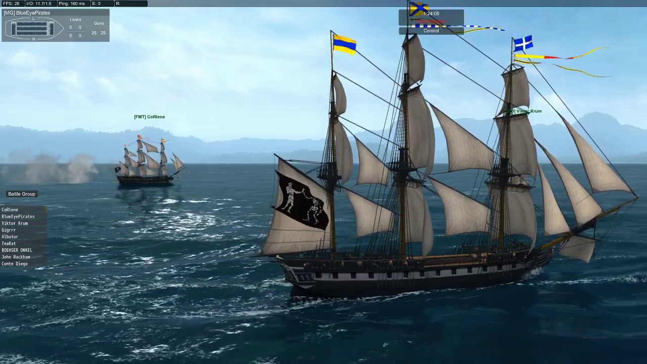 Battle of Mortimer Town [Pirate vs United Provinces(the Dutch)] - YouTube