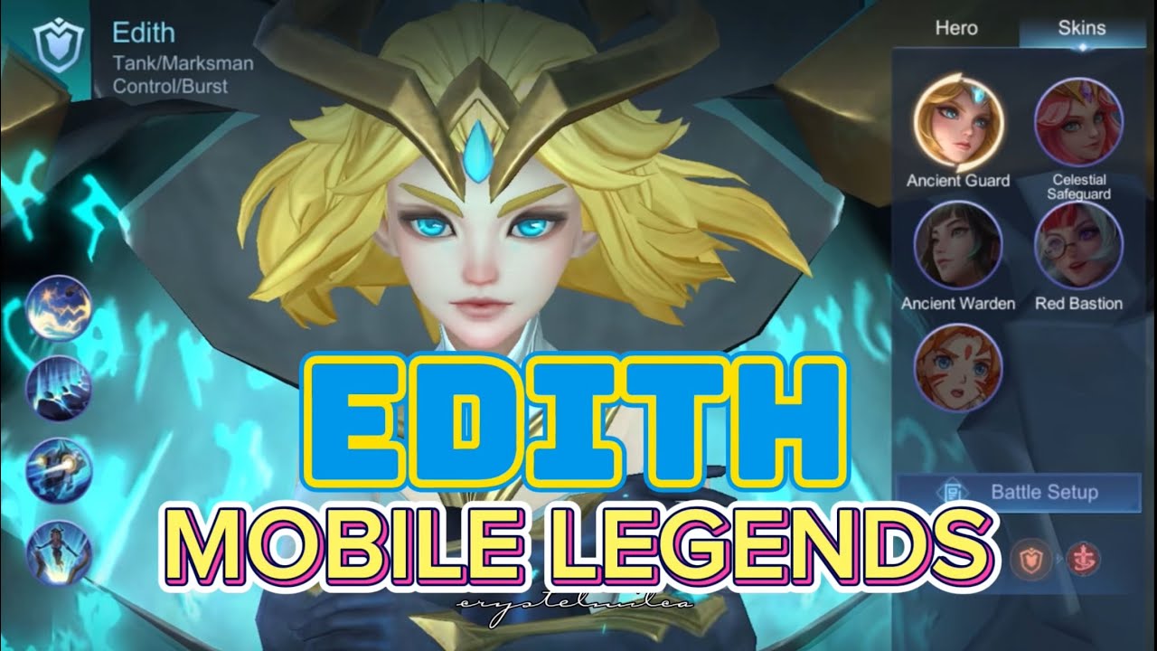 CLIP125 - Edith HERO | MOBILE LEGENDS #shenli0801 - YouTube