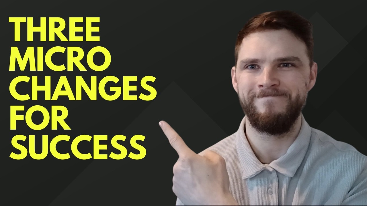 3 Micro Steps for manageable change - YouTube