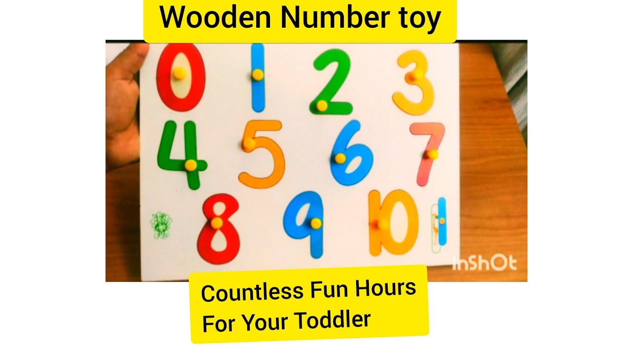 Wooden Number Toy For Your Toddler - YouTube