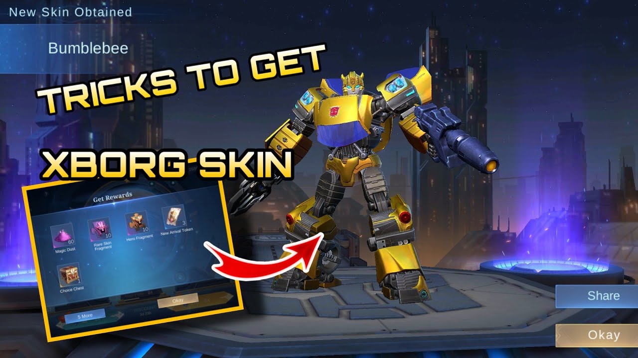 EXCLUSIVE TRICKS FREE TO CLAIM BUMBLE BEE SKIN | MOBILE LEGENDS BANG ...