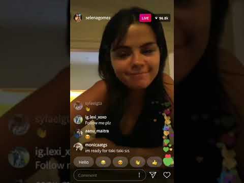 Selena Gomez Full igtv Instagram Live