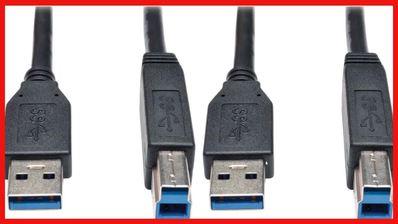TRIPP LITE 6 Feet USB 3 0 SuperSpeed Device Cable 5 Gbps AB MM, Black ...