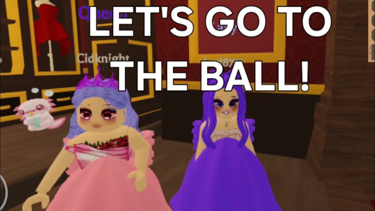 Let's go to the ball in Roblox FANTASIA! - YouTube
