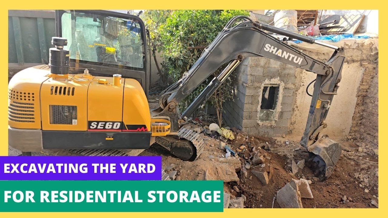Excavating the Yard for Residential Storage: Step-by-Step Guide with ...
