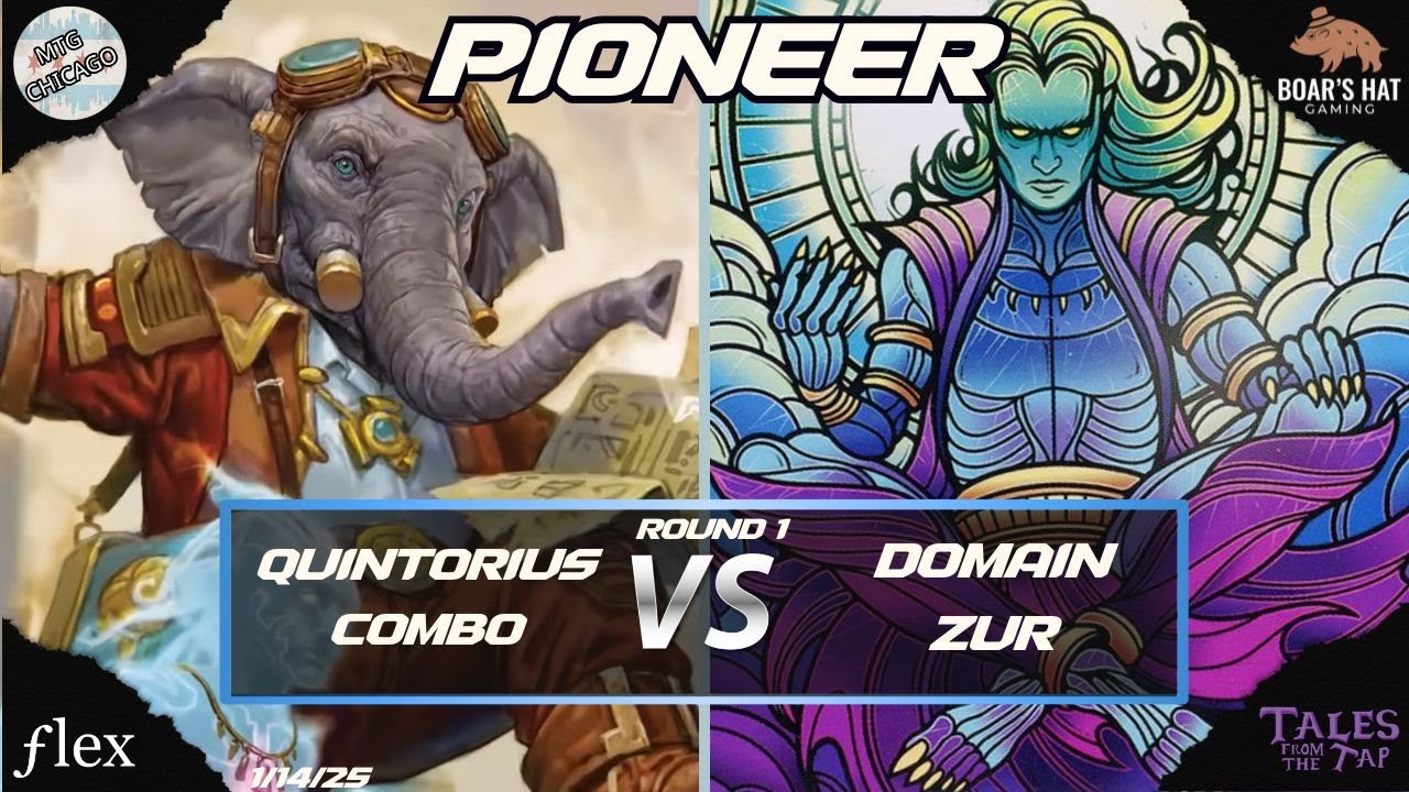 Quintorius Combo VS Domain Zur [MTG Pioneer Round 1] - YouTube
