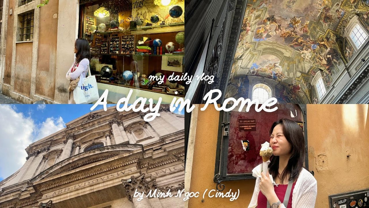 a day in Rome| một ngày cuối tuần ở Rome - YouTube