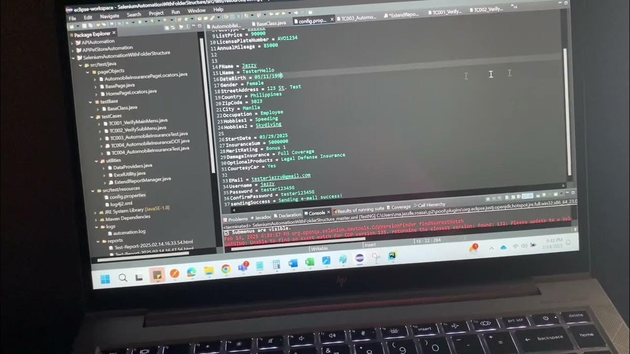 Selenium Ui Automation (TestNG, Eclipse, Hybrid) - YouTube