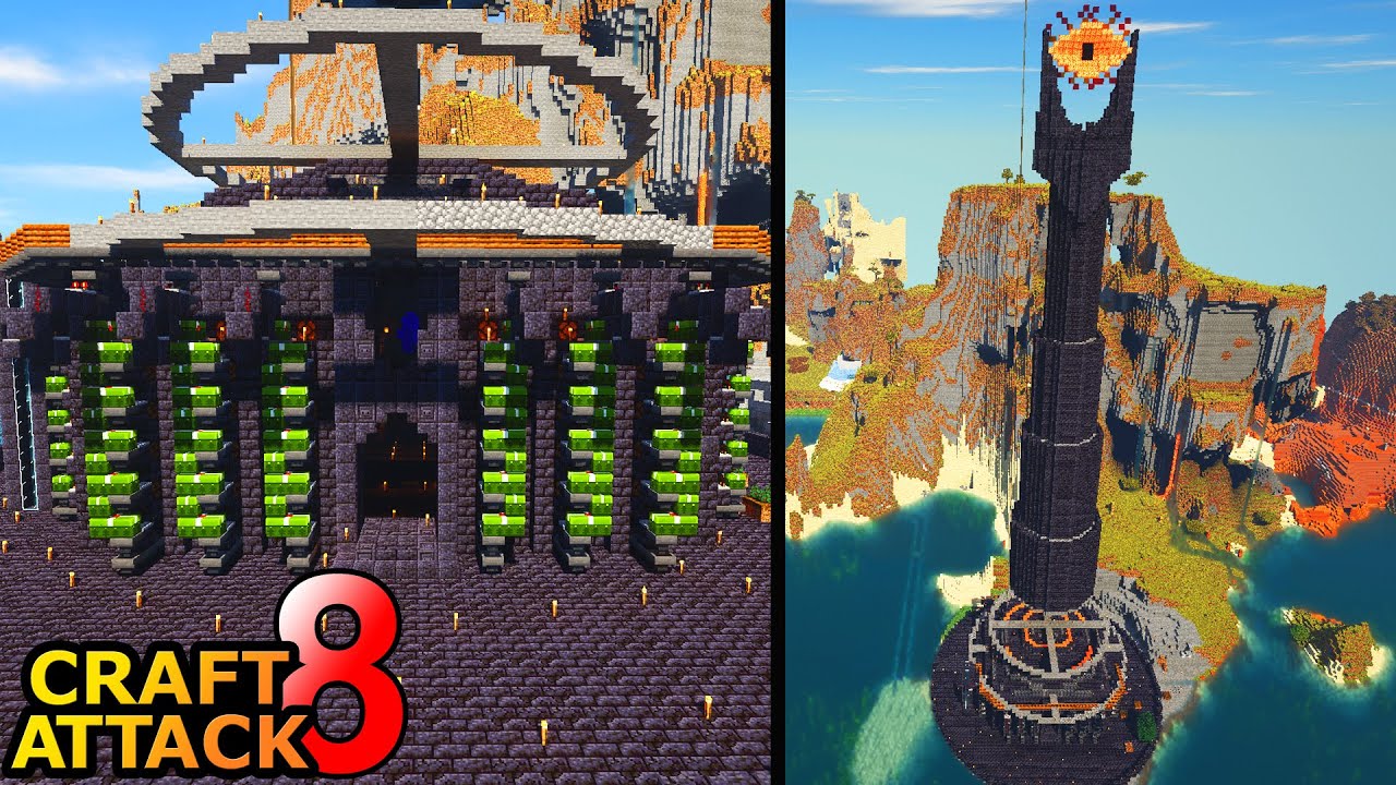 iOser zeigt mir seine Herr der Ringe BASE! - Minecraft Craft Attack 8 ...