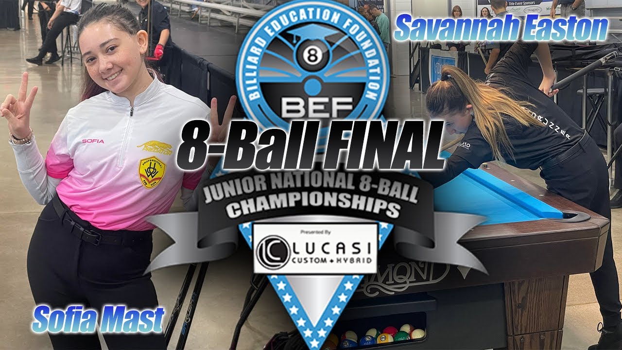 FINAL | Junior National Championships 22U Girls 8-Ball | Sofia Mast vs ...