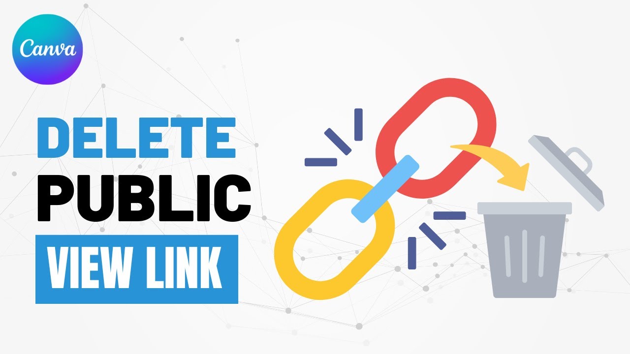How to Delete Public View Link in Canva - YouTube