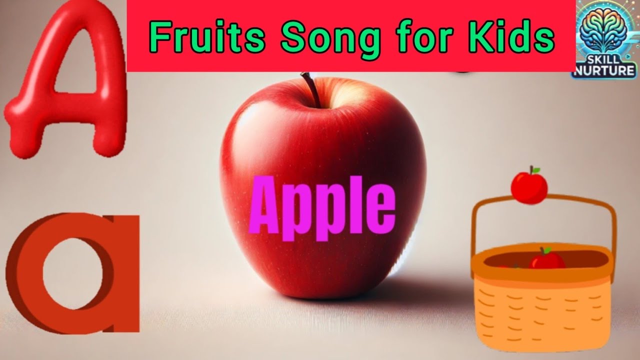 Fruit Song for Kids | Nursery Rhyme | ABC Fruits Song | A to Z of ...