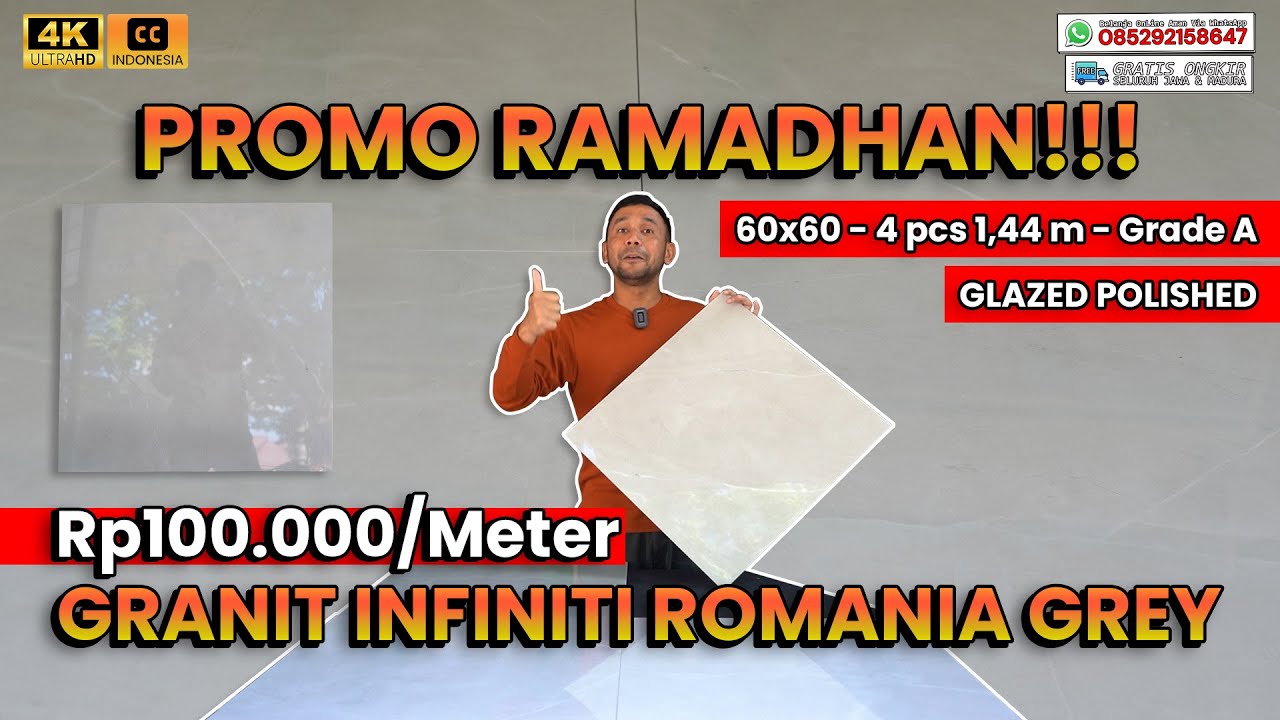HARGA HANCUR PROMO RAMADHAN GRANIT GLAZED POLISHED INFINITI ROMANIA ...