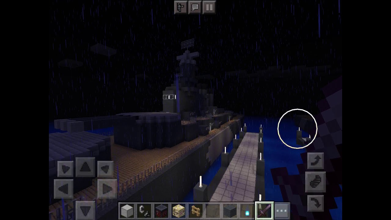 Minecraft Navy Base Version 1 - YouTube