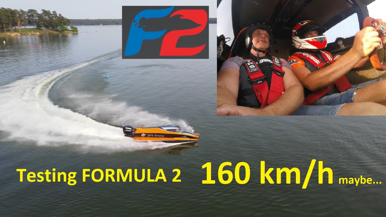 Testing F2 (Formula 2 powerboat) - YouTube