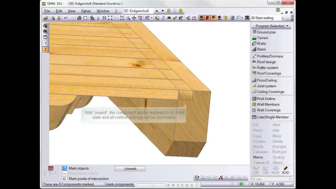 Timber Members with Contours, Part 2 V12.2 - YouTube