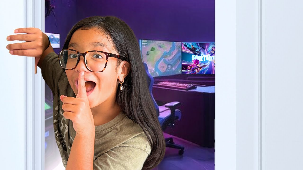 I Built a Secret GAMING ROOM! - YouTube