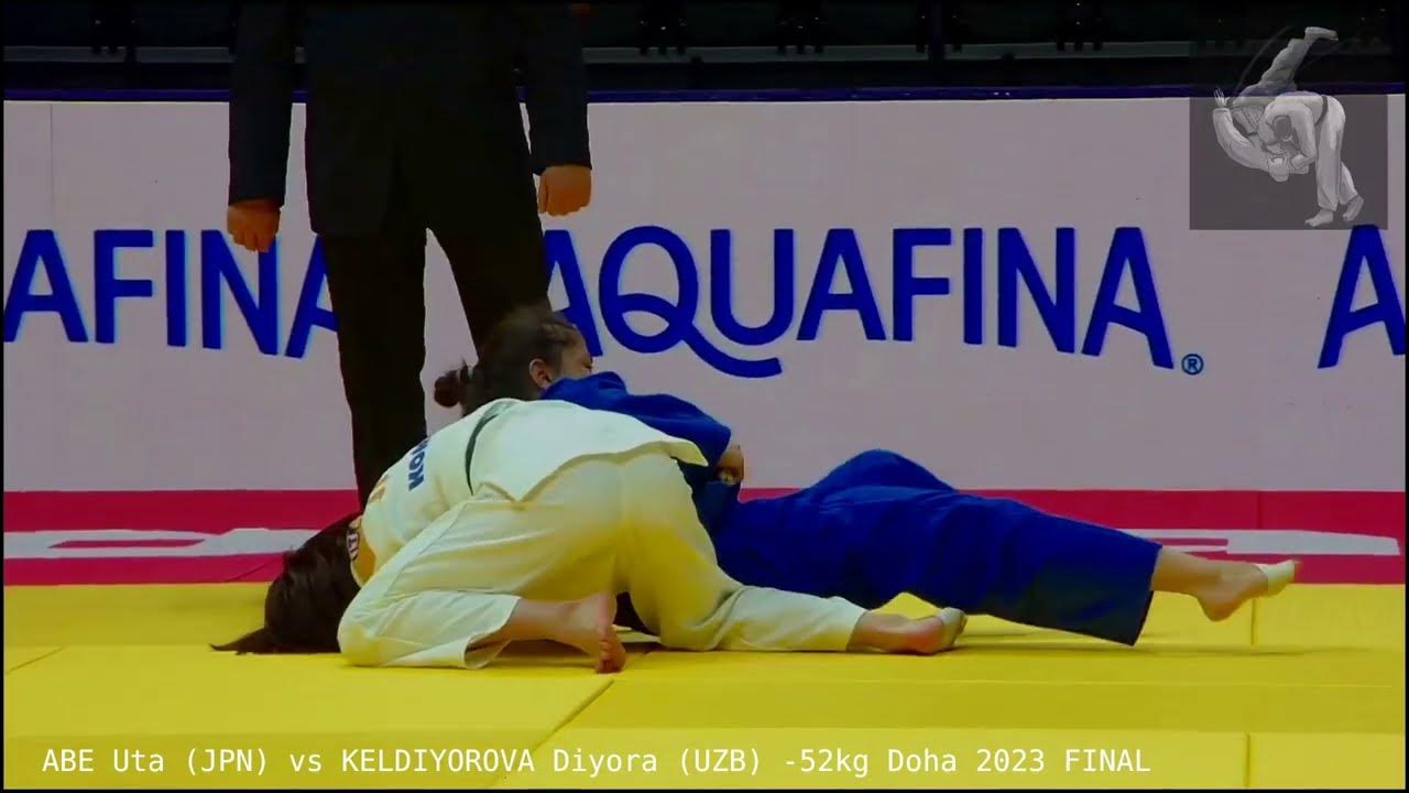 Final - ABE Uta (JPN) vs KELDIYOROVA Diyora (UZB) -52kg Doha 2023 - YouTube