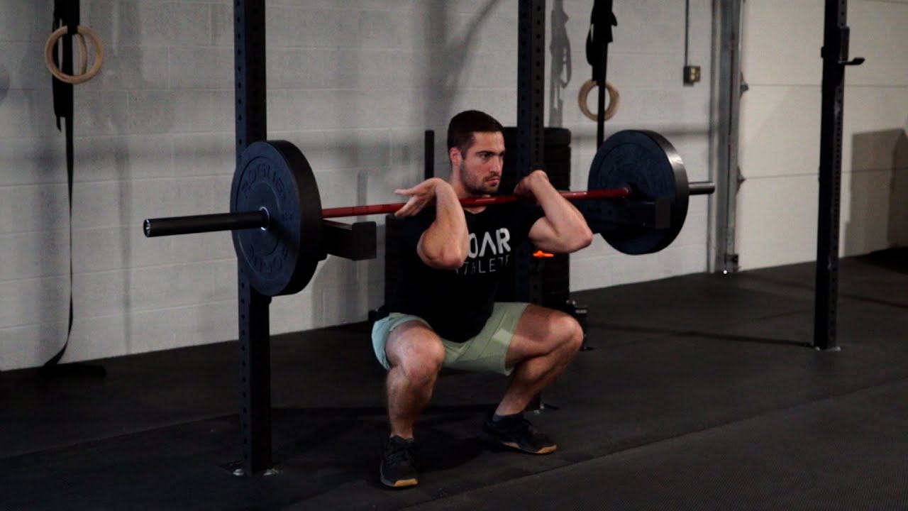 Anderson Front Squat - YouTube