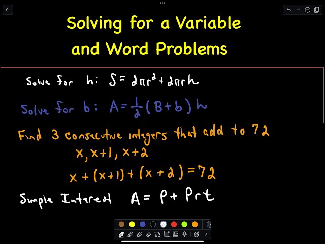 Pre Algebra Word Problems Printable Math Word Problems, Digital