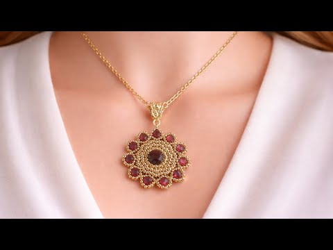 Madalyon Model Cevşen Kolye Yapımı || Locket Necklace Making #DIY #Tutorial