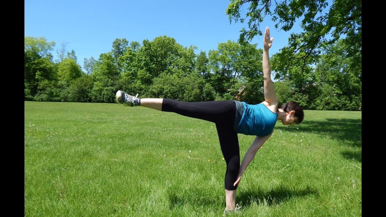Yoga after running - YouTube