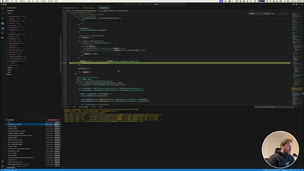Tabletop Simulator Lua Debugger - YouTube