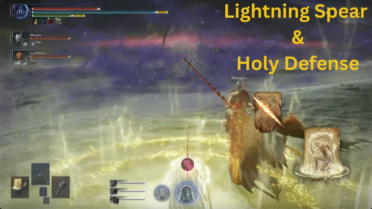 [Revenant] Lightning Spear & Holy Defense, ED Fulgor | Elden Ring ...