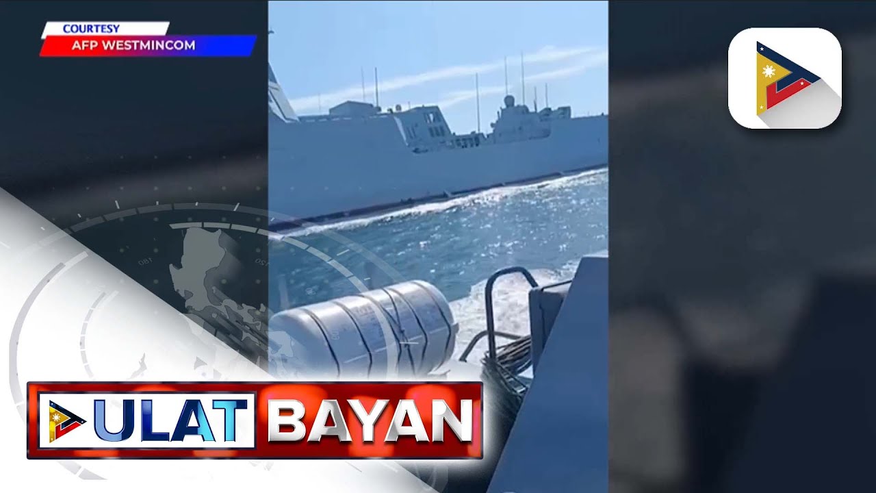 Maritime at aerial assets ng AFP, binuntutan ang 3 barko ng PLA-Navy ng ...