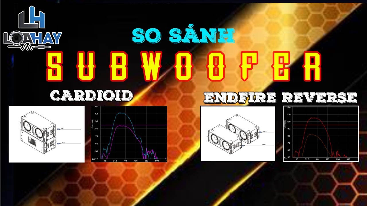 LOA HAY | SO SÁNH Subwoofer EDNFIRE REVERSE vs Subwoofer CARDIOID ...