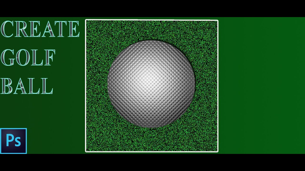 Create Golf Ball in Photoshop 2021 || Photoshop Tutorial For Beginner ...