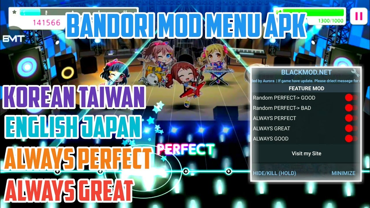 Bang Dream Girls Band Party Mod Menu Apk - Always Perfect - Always ...