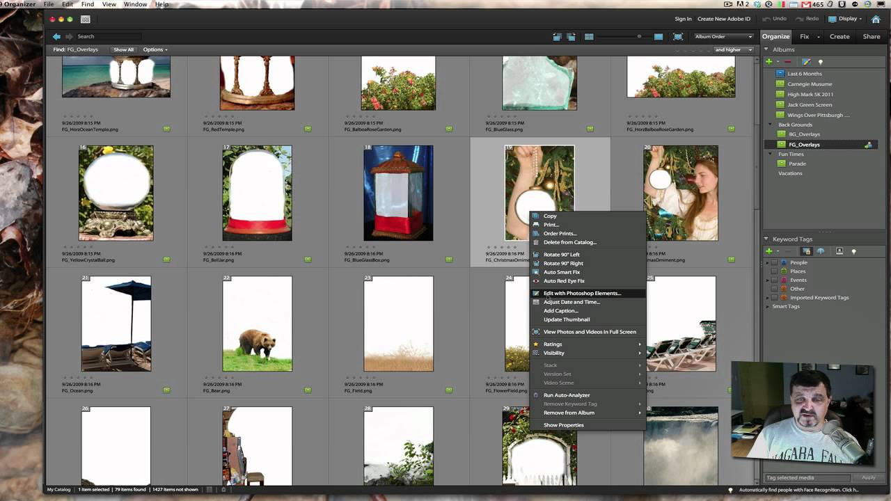 Photoshop Elements Using Sandwich Overlays - YouTube