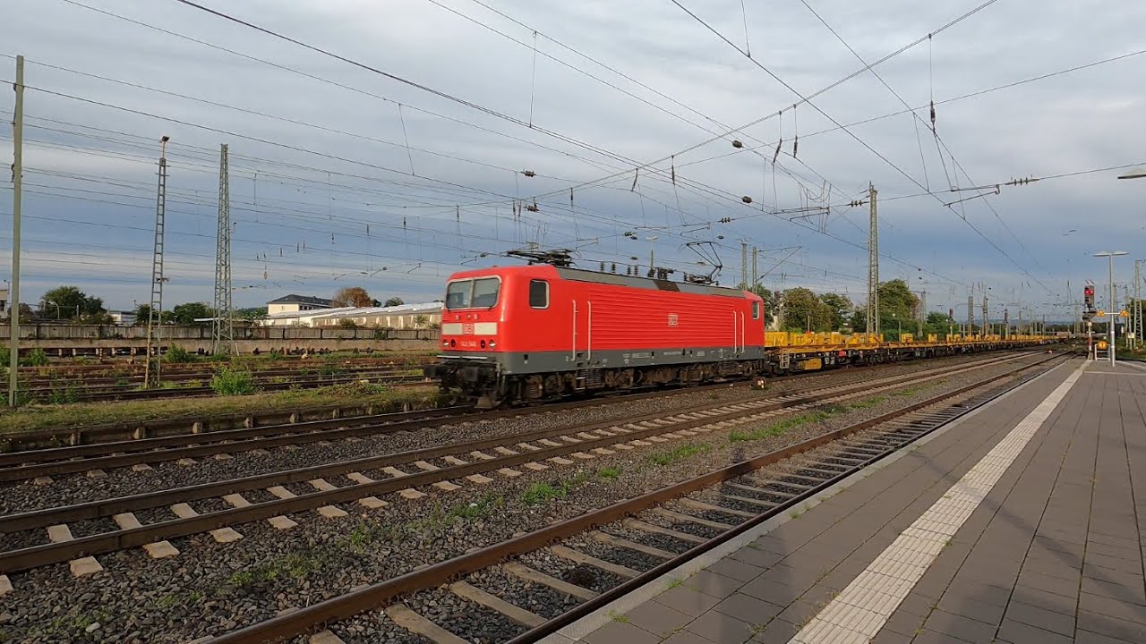 Trainspotting in Neuwied am 29. September 2024, ICE, 143 und andere ...