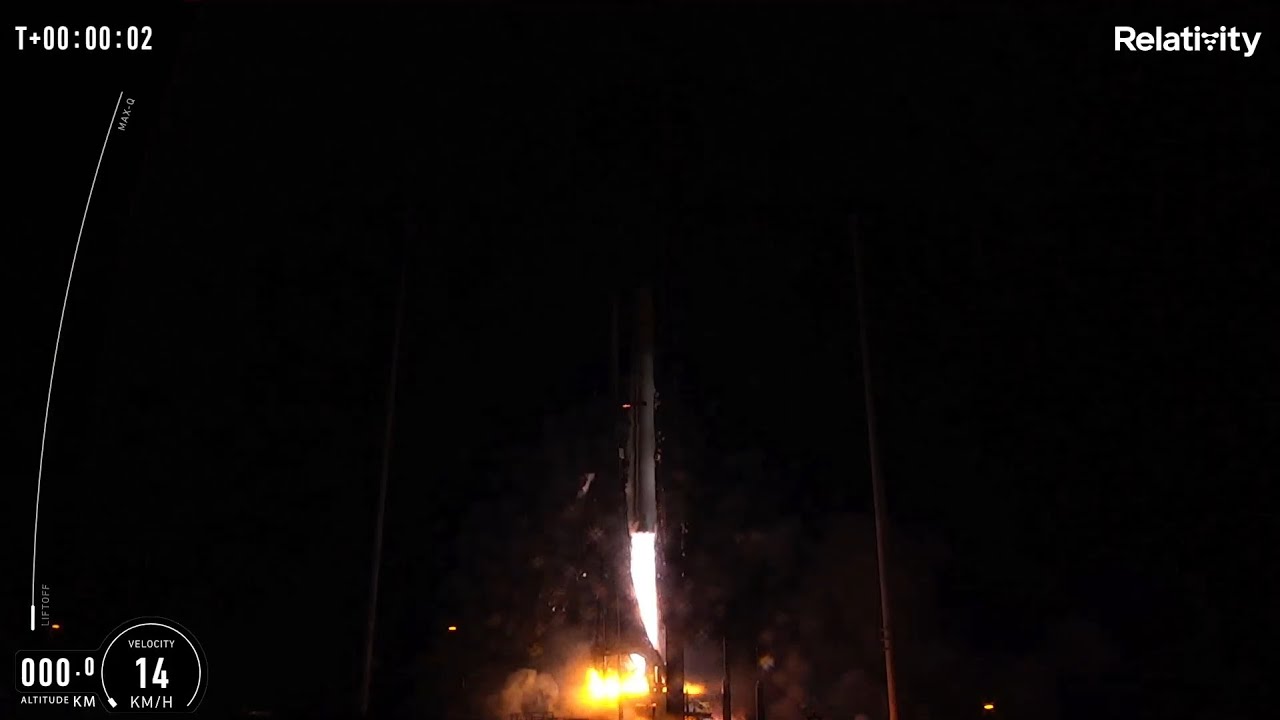 Relativity Space Good Luck, Have Fun Terran 1 MAIDEN Launch - 22nd ...
