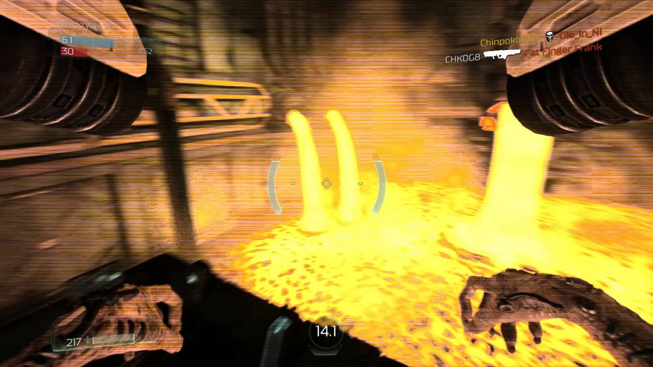 Doom closed beta, 1st fight, default FoV - YouTube