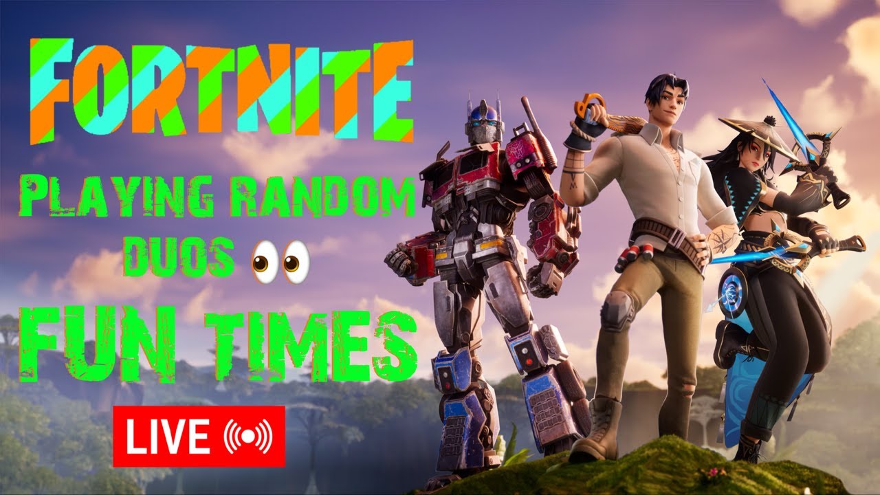 Playing Fortnite random Duo's LIVE! (On The road to 700 subscribers!💪 ...