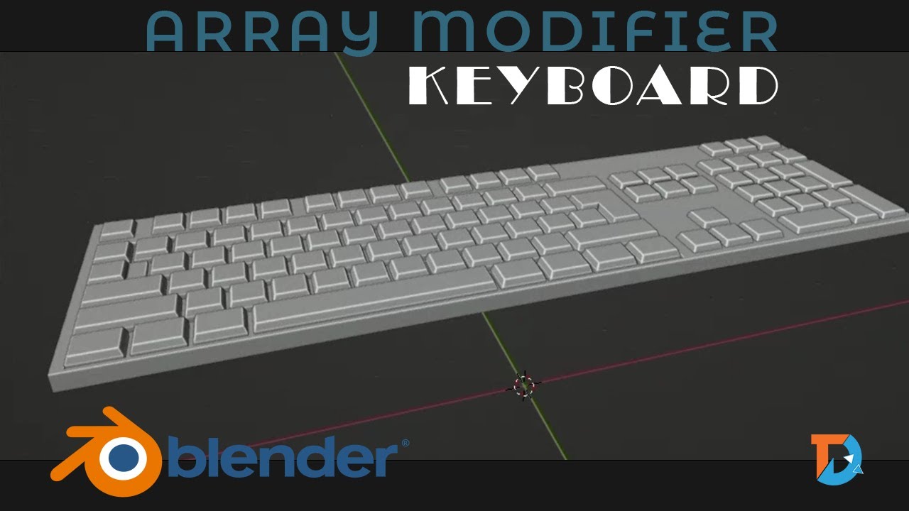 How to Design a Stunning Keyboard in Blender: Mastering Modifiers! # ...