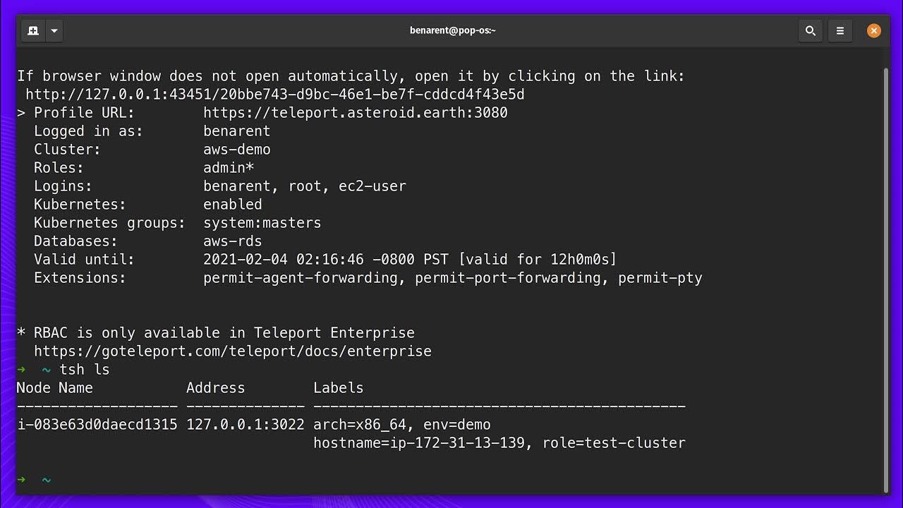 Teleport Access Plane Demo | SSH, Applications, Databases & Kubectl ...