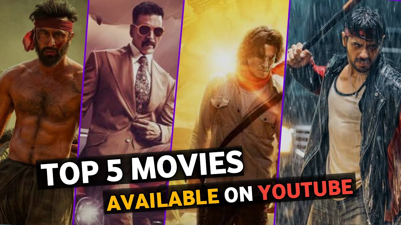 Top 5 bollywood movies available on YouTube, super hit movies/new ...