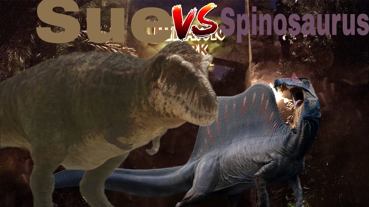 IRL T-Rex vs IRL Spinosaurus - YouTube