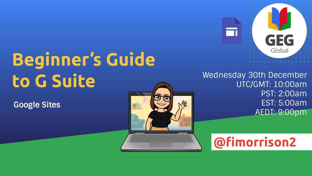 Beginner's Guide to G Suite: Sites - YouTube
