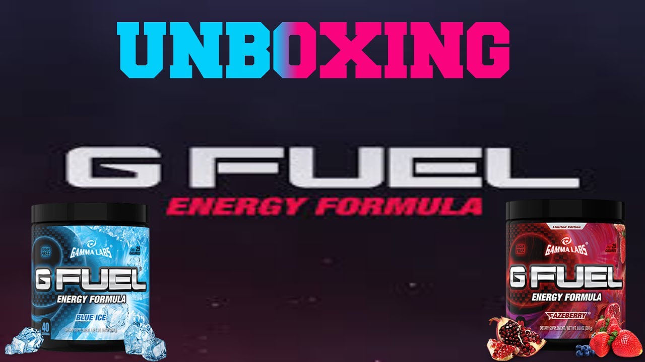 UNBOXING NEW G-FUEL & NEW GIVEAWAY DETAILS - YouTube
