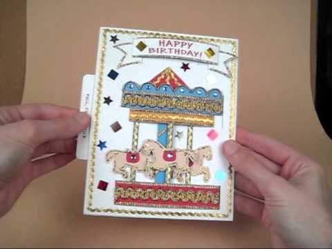 Pop-Up Carousel Card - YouTube