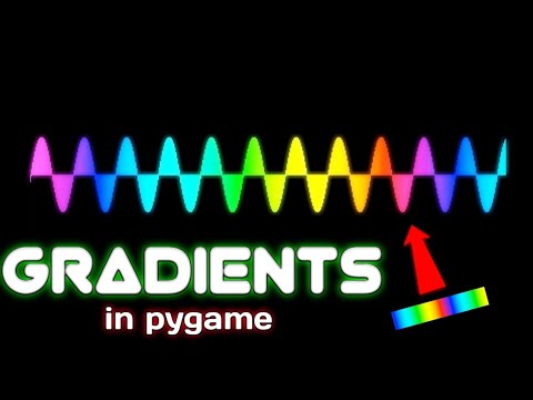 Color Gradient Stuff in Python/Pygame! #python #pygame - YouTube