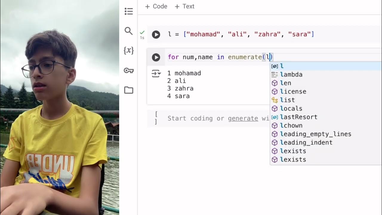 اموزش فانکشن های enumerate و zip در پایتون | Learn how to use enumerate ...